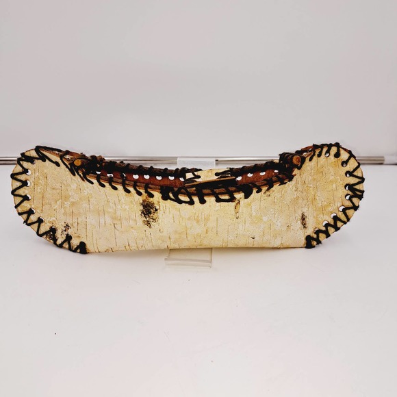 Handmade | Art | Handmade Birch Tree Bark Skin Canoe Native American ...